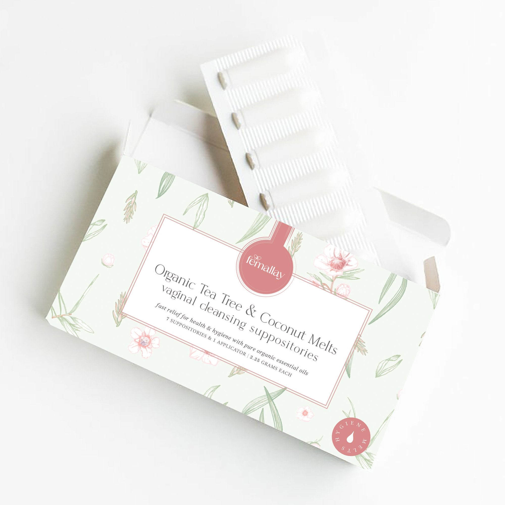 Cleansing Vaginal Suppository Melts – Femallay Inc.